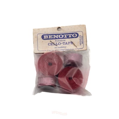 Benotto Professional Cello-Tape handlebar tape, smooth red wine, NOS | eBay