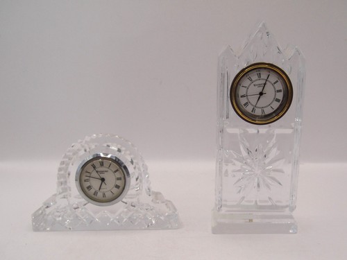 Vintage Waterford Small Crystal Mantle Clocks, | eBay UK
