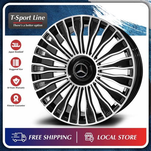 4X 20" Mercedes Style Wheels AMG Black Suit C-Class / E- Class W223 ...