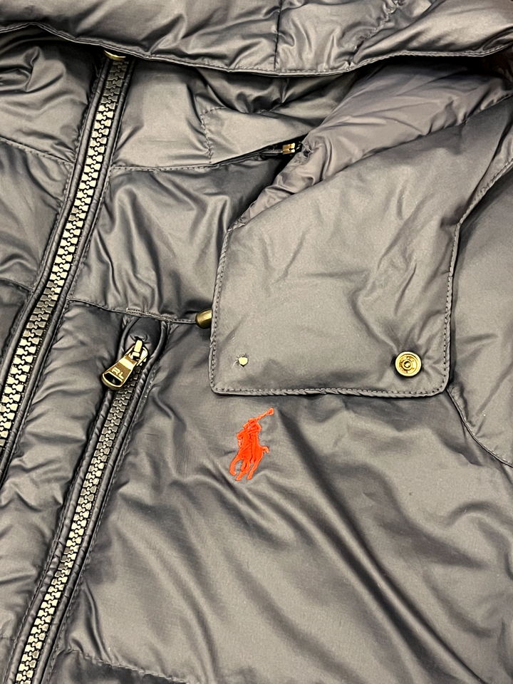 *MINOR DEFECT* Polo Ralph Lauren Performance Hooded Down Jacket - Navy ...