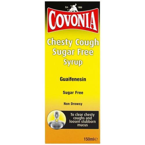 Covonia Chesty Cough Sugar Free Syrup 150ml | eBay