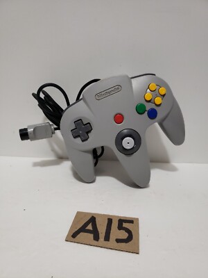 Nintendo 64 N64 Gray Controller Authentic OEM Tested And Works | eBay
