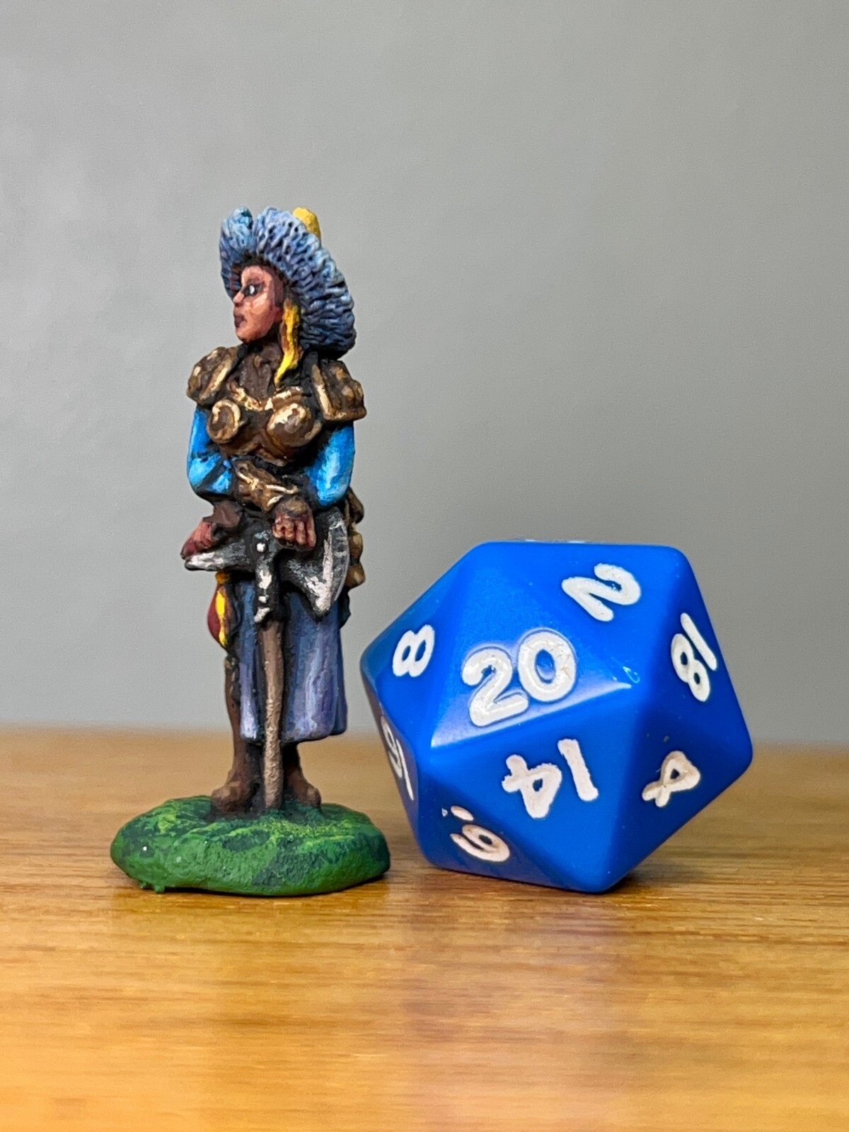 Anushka Female Fighter from Reaper Miniatures, Painted DnD Miniature ...