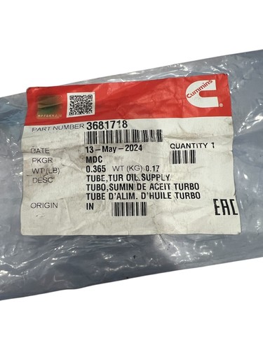 New Genuine Cummins Cummins ISX CM570 Turbo Feed Line - 3681718 | eBay