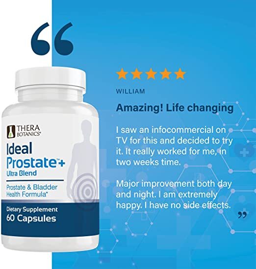 Ideal Prostate Plus Ultra Support Supplement Powerful Prostate ...