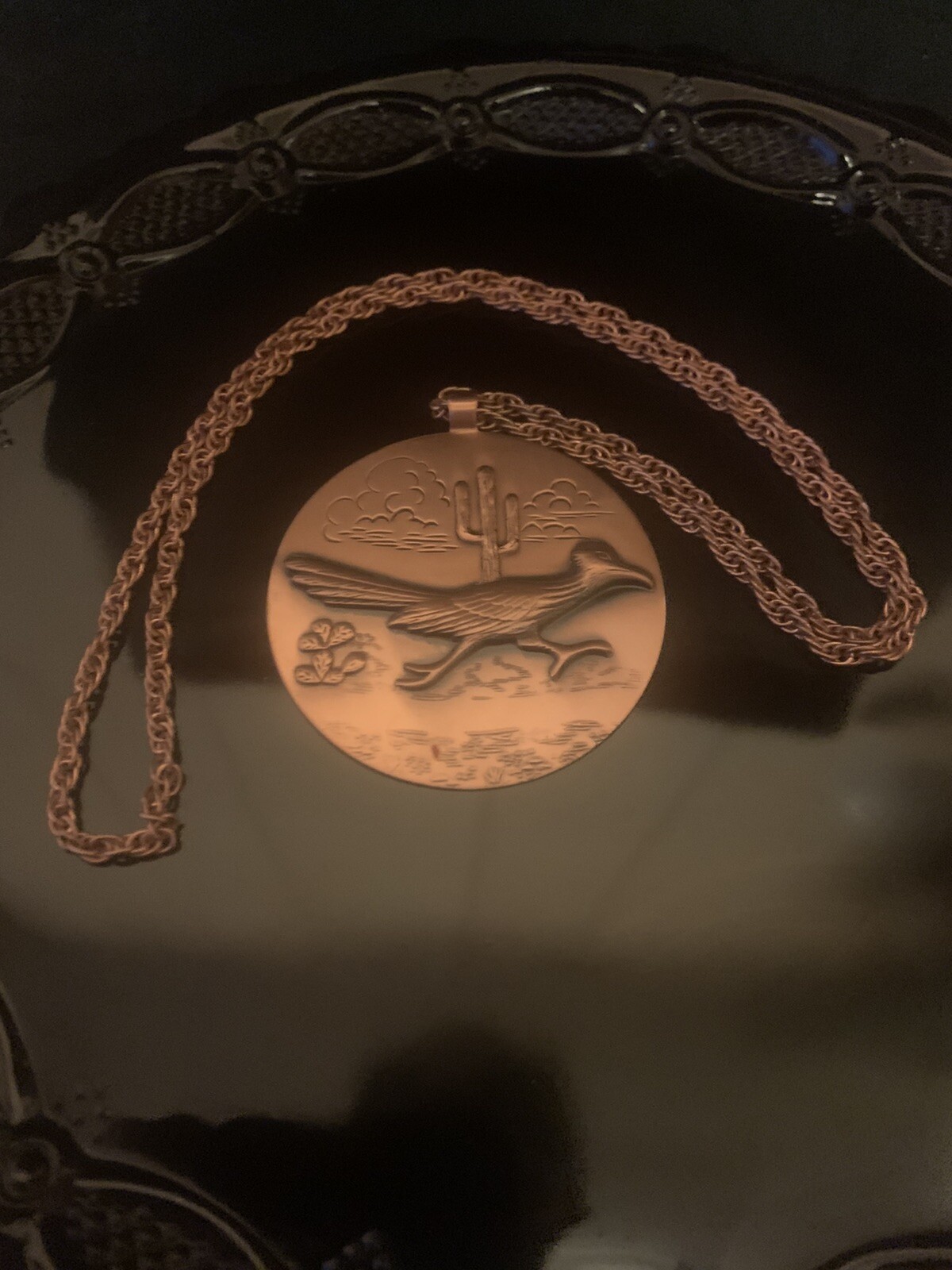 Vintage Bell Solid Copper,Road Runner pendant, Coppe… - Gem