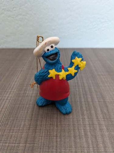 Henson Sesame Street Christmas Ornament Cookie Monster Holding Garland ...
