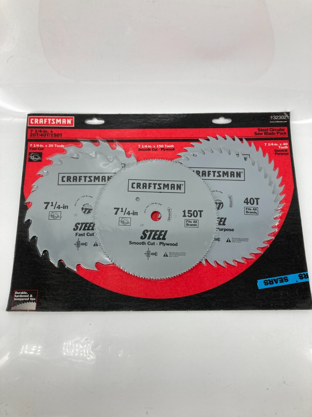 Craftsman 5-pc Steel Circular Saw Blade set NOS - 932302 | eBay
