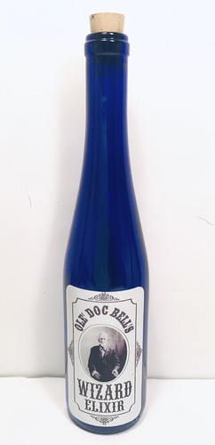 Vintage Cobalt Blue Ole Doc Bell’s Wizard Elixir Empty Bottle | eBay