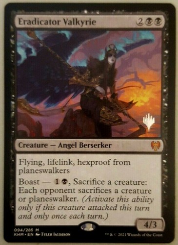 mtg magic eradicator valkyrie éradicatrice FOIL ENGLISH FRENCH kaldheim ...