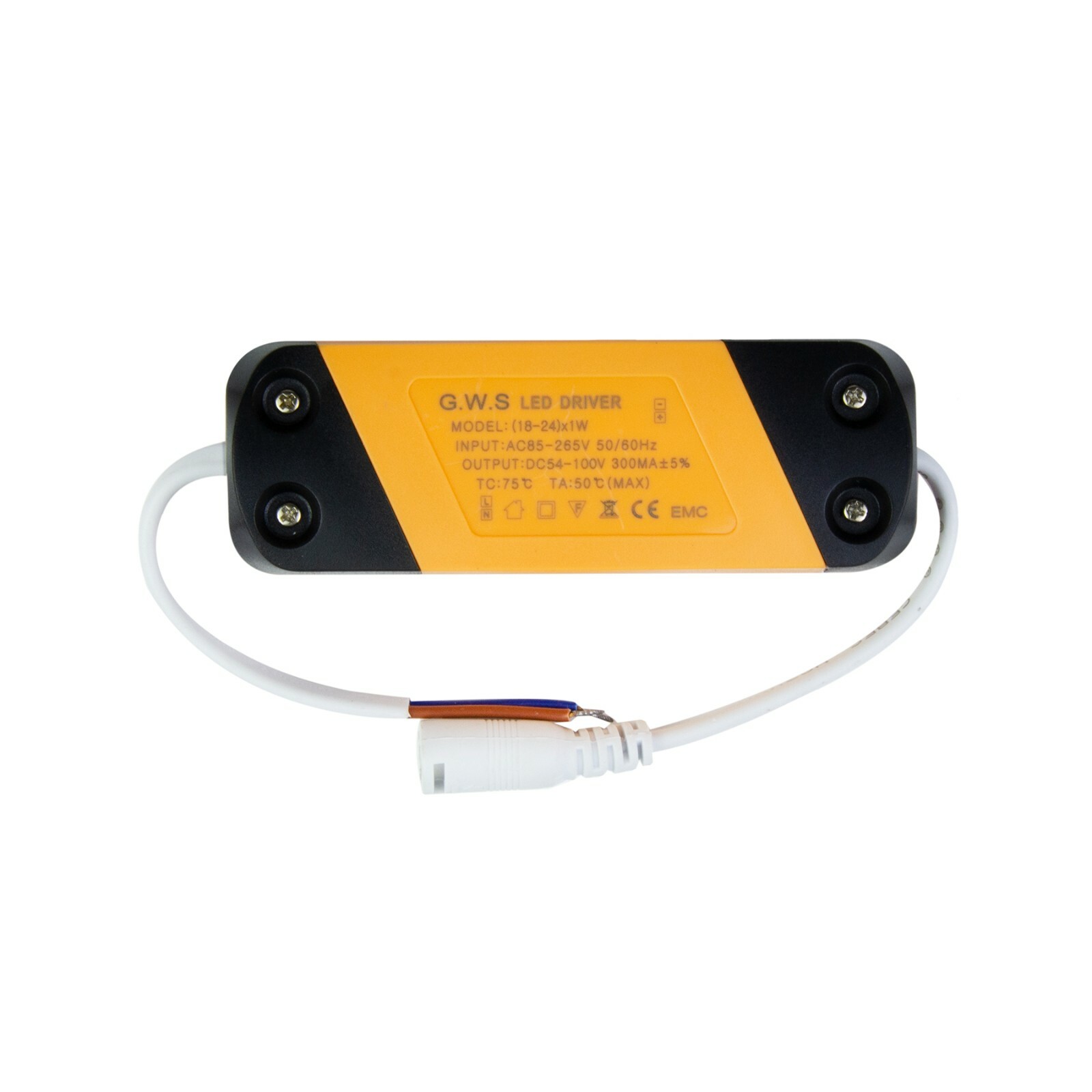 Universal LED Panel Light Driver AC85-265V DC5-100V 1-24W 300mA DIY LED ...