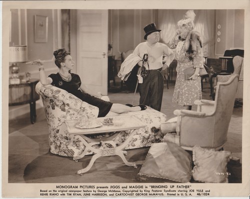 JOE YULE / RENIE RIANO - BRINGING UP FATHER - 1946 - ORIG 8X10 ...