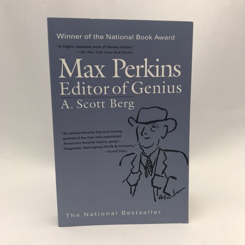 Max Perkins: Editor of Genius by A. Scott Berg (2016, Trade Paperback ...