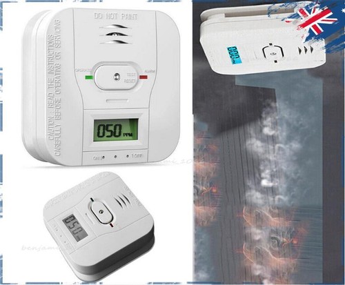 3-in-1 Detector LCD Display Smoke Detector & Carbon Monoxide Alarm ...