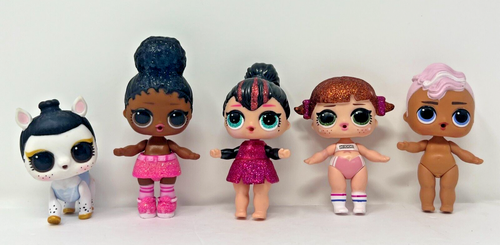 LOL Surprise Dolls 3in. lot 5 Cheer, Spice, Up town boy, Neigh Majesty ...