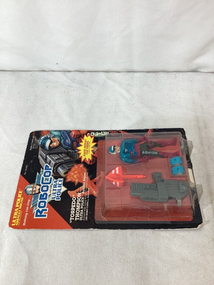 NEW 1989 Vintage Kenner Robocop Torpedo Thompson Figure Ultra Police ...