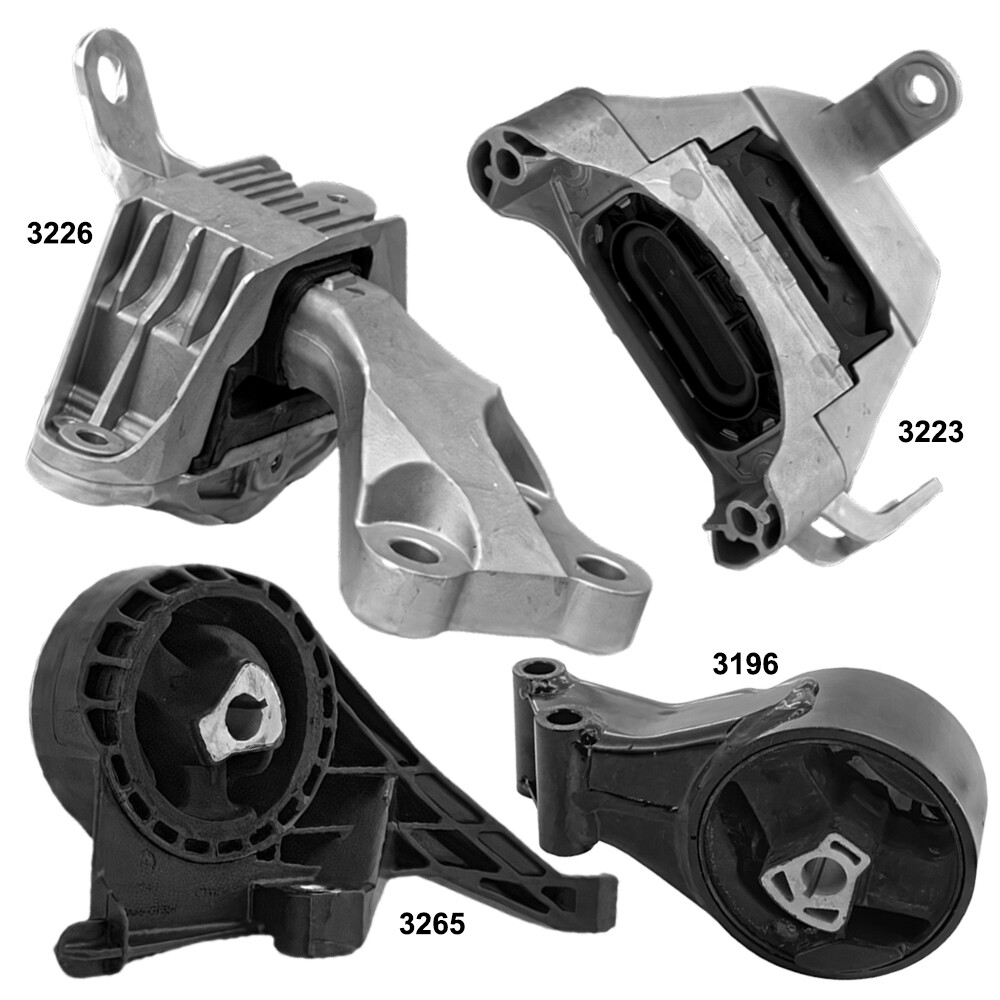 Engine Motor Mount & Auto Trans Mounts 4PCS for Chevrolet Cruze 16-11 1 ...