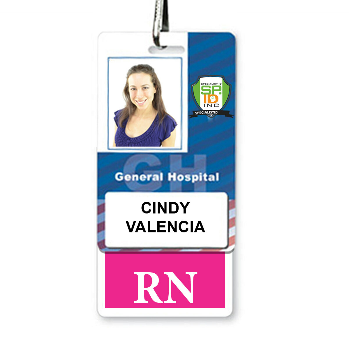 RN Vertical Badge Buddy - Hospital ID Card for Registered Nurses ...