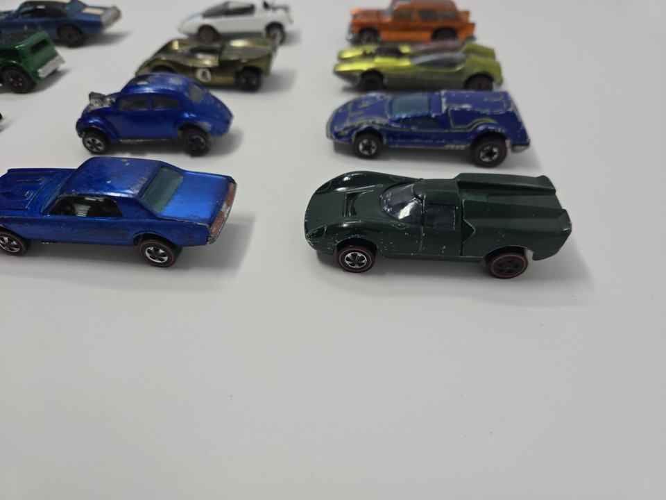 Hot Wheels Redline Lot of 12 Cars #17 of 18 Red Line Lot | eBay