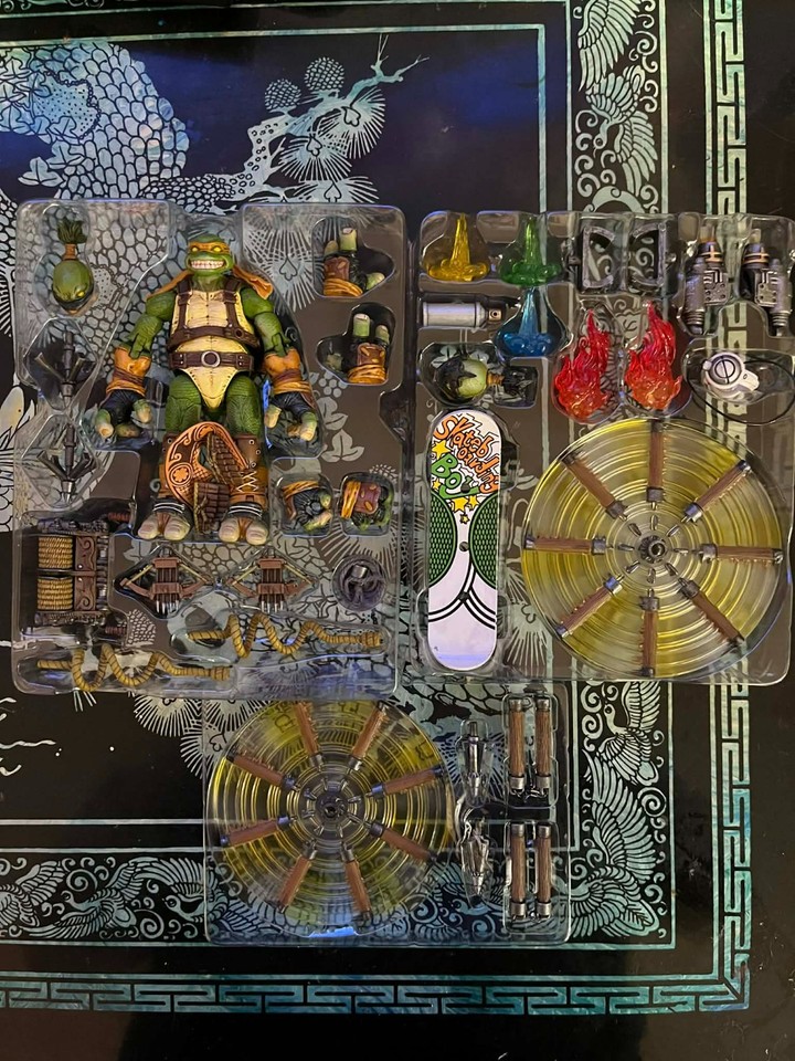 Rage Fury Toys Samurai Force Summer TMNT Michelangelo + Rave Kit! | eBay