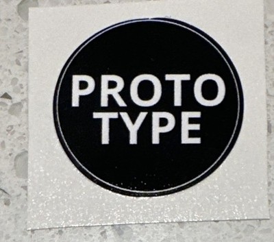 Sizemore Collection SiZEMORE Putter PROTOTYPE Shaft Band Label Black ...