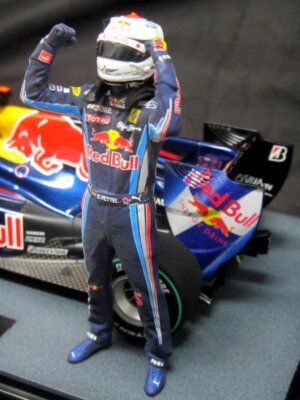 Museum collection 1/20 F1 Grand Prix Red Bull RB6 driver decal from ...