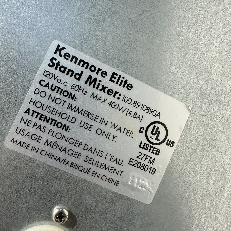 KENMORE ELITE 400W Stand Mixer Set with Bowls And Attachments TESTED ...