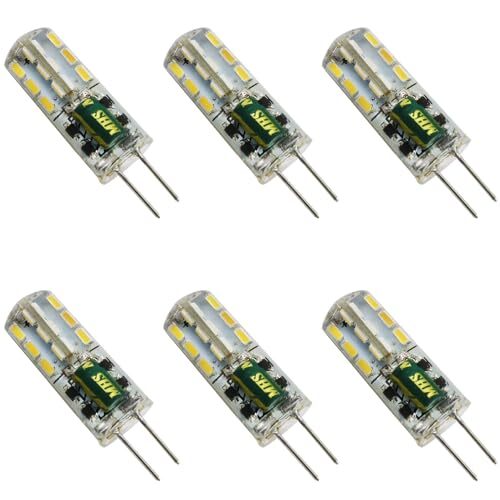 6PCS Double Pin Base Bulb G4 LED AC1.5W Low Voltage Halogen Bulb ...