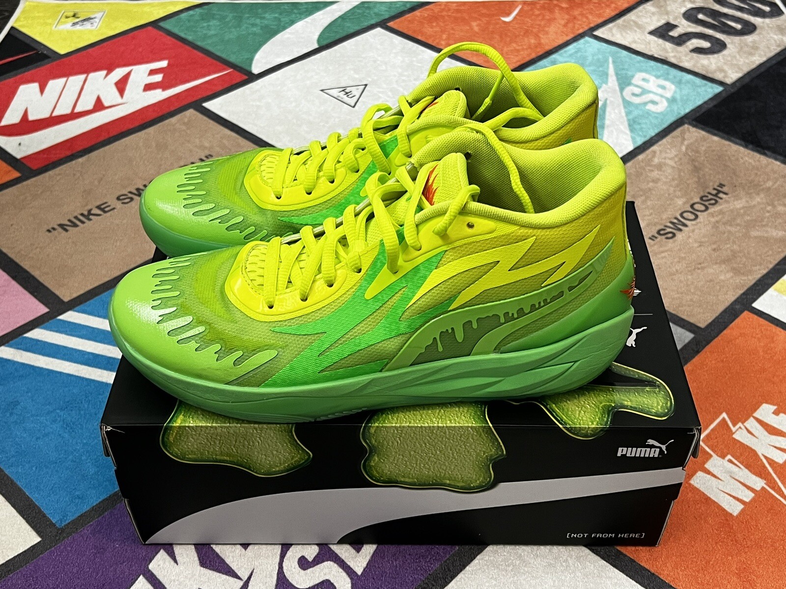 Puma MB.02 LaMelo Ball Nickelodeon Slime - Size 11 | eBay