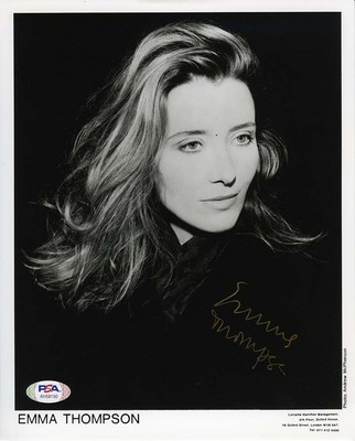Emma Thompson Autographed Signed 8x10 Photo Certified Authentic PSA/DNA ...