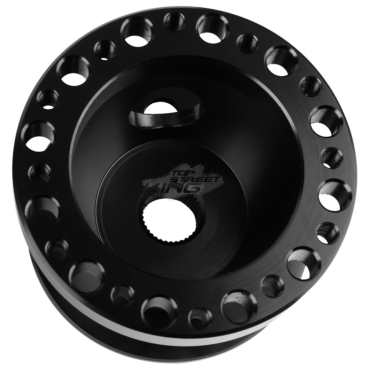 BLACK ALUMINUM 70/74mm STEERING WHEEL HUB ADAPTOR FOR MAZDA/MIATA/RX-7 ...