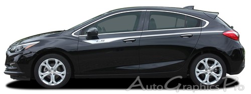 2016-2019 Chevy Cruze Stripes OVERPASS Decals 3M Vinyl Graphic Upper ...