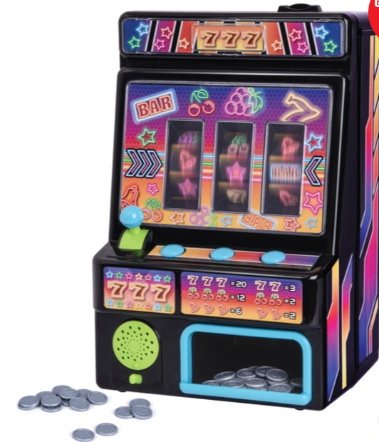 Electronic Arcade Slot Machine Neon Series Table Top Toy Ambassador for ...