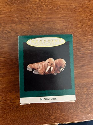 Hallmark Merry Walruses Miniature Keepsake Ornament | eBay