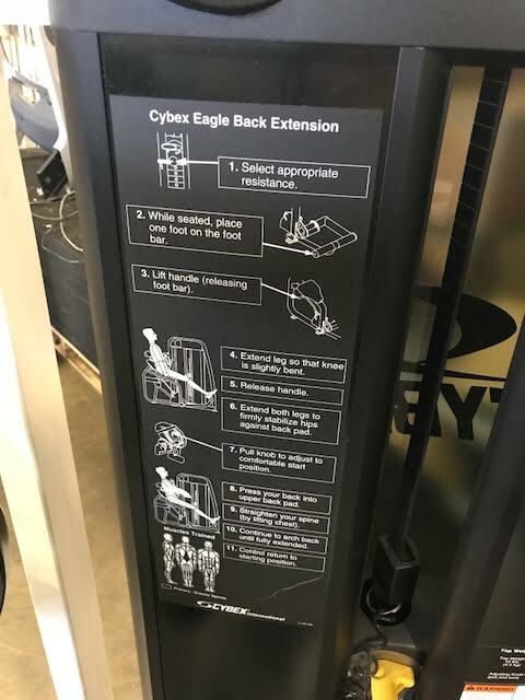 Cybex Eagle Back Extension Selectorized | eBay