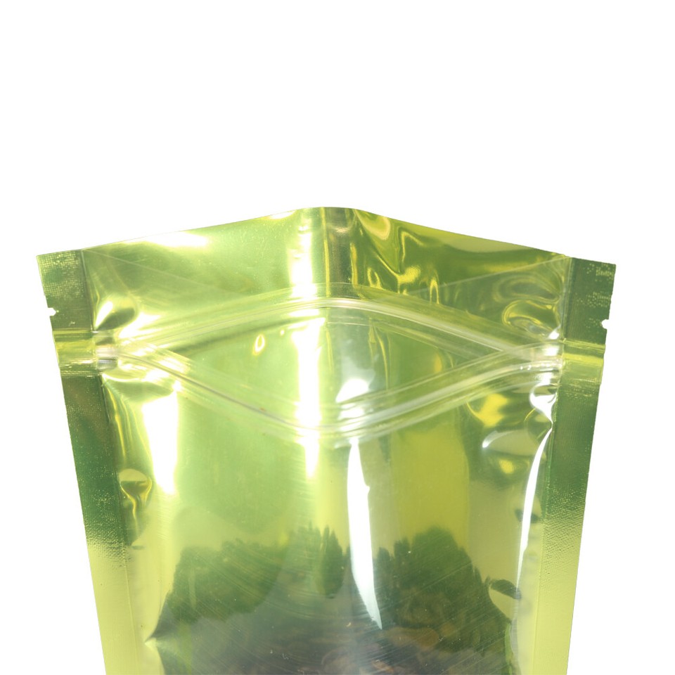 100 Colored Mylar Food Candy Zip Seal Lock Stand Up Pouch Bags with ...