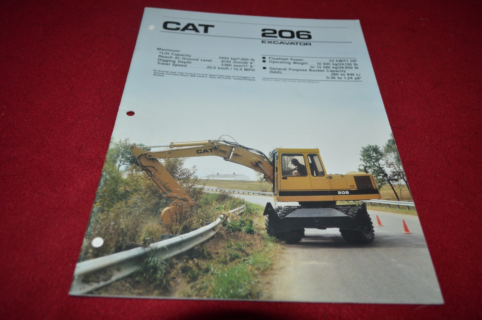 Caterpillar 206 Hydraulic Excavator Dealer's Brochure DCPA8 ver14 | eBay