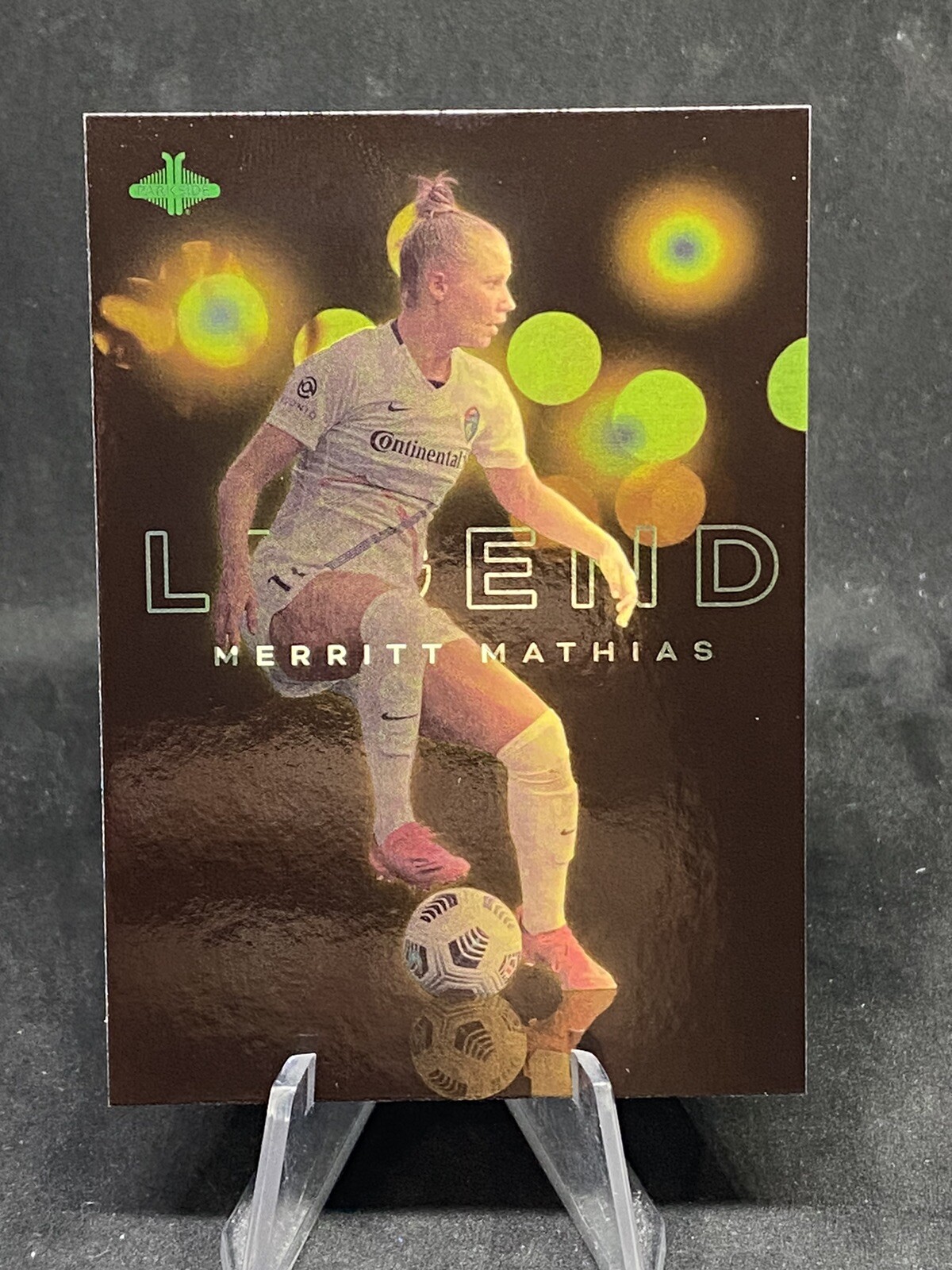 2021 Parkside NWSL Vol. 2 - Legend Merritt Mathias #L3 Foil (RC) for ...