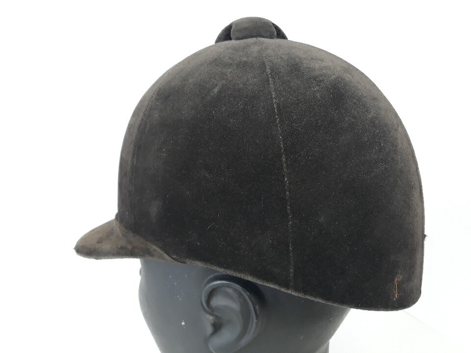 Horse Riding Velvet Equestrian Helmet Hat Hunting Bla… - Gem