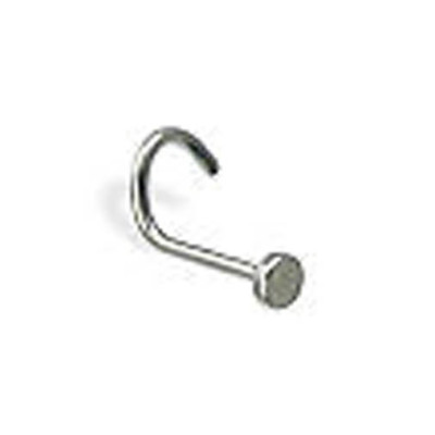Nose Screw - 20gauge - Flat Disc End Nose Piercing Ring Stud | eBay