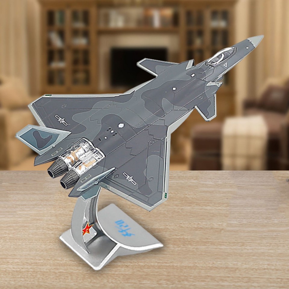 1/144 Scale Chinese Air Force Chengdu J-20 Fire Fang Fighter Plane ...