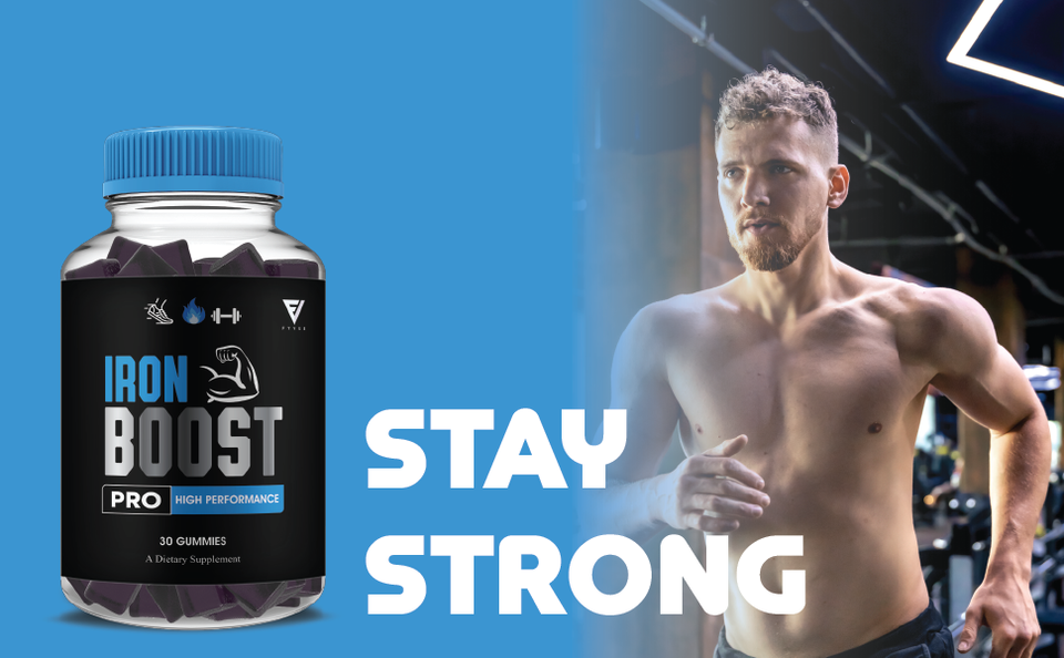 (3 Pack) Iron Boost Pro Performance Gummies, IronBoost Pro (3 Month ...