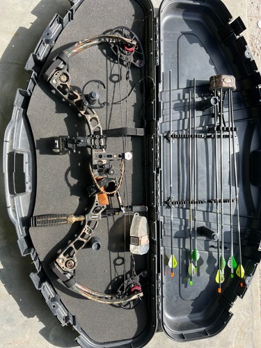 mathews monster compound bow left hand used | eBay