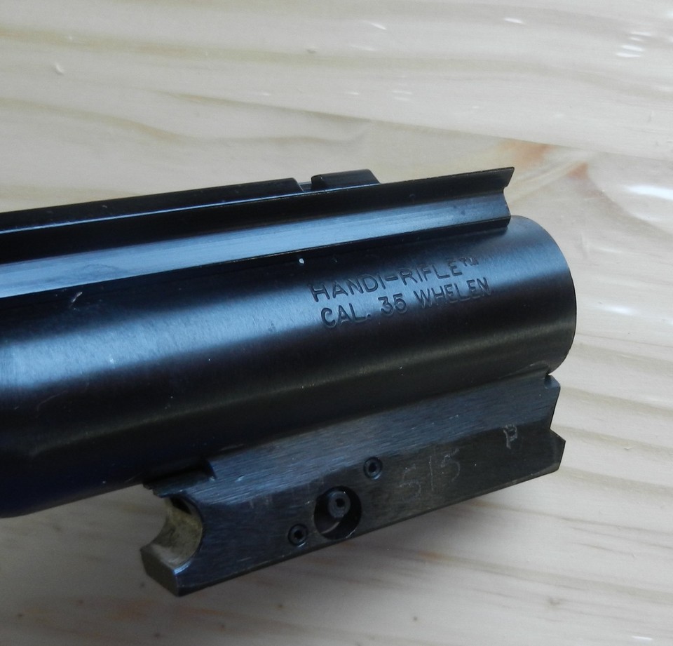 USED Handi Rifle Barrel; For H&R Model SB2; Cal 35 Whelen; 22" Blued | eBay