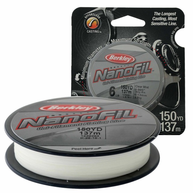 Berkley Nanofil Mono Line - 150yd 6lb for sale online | eBay
