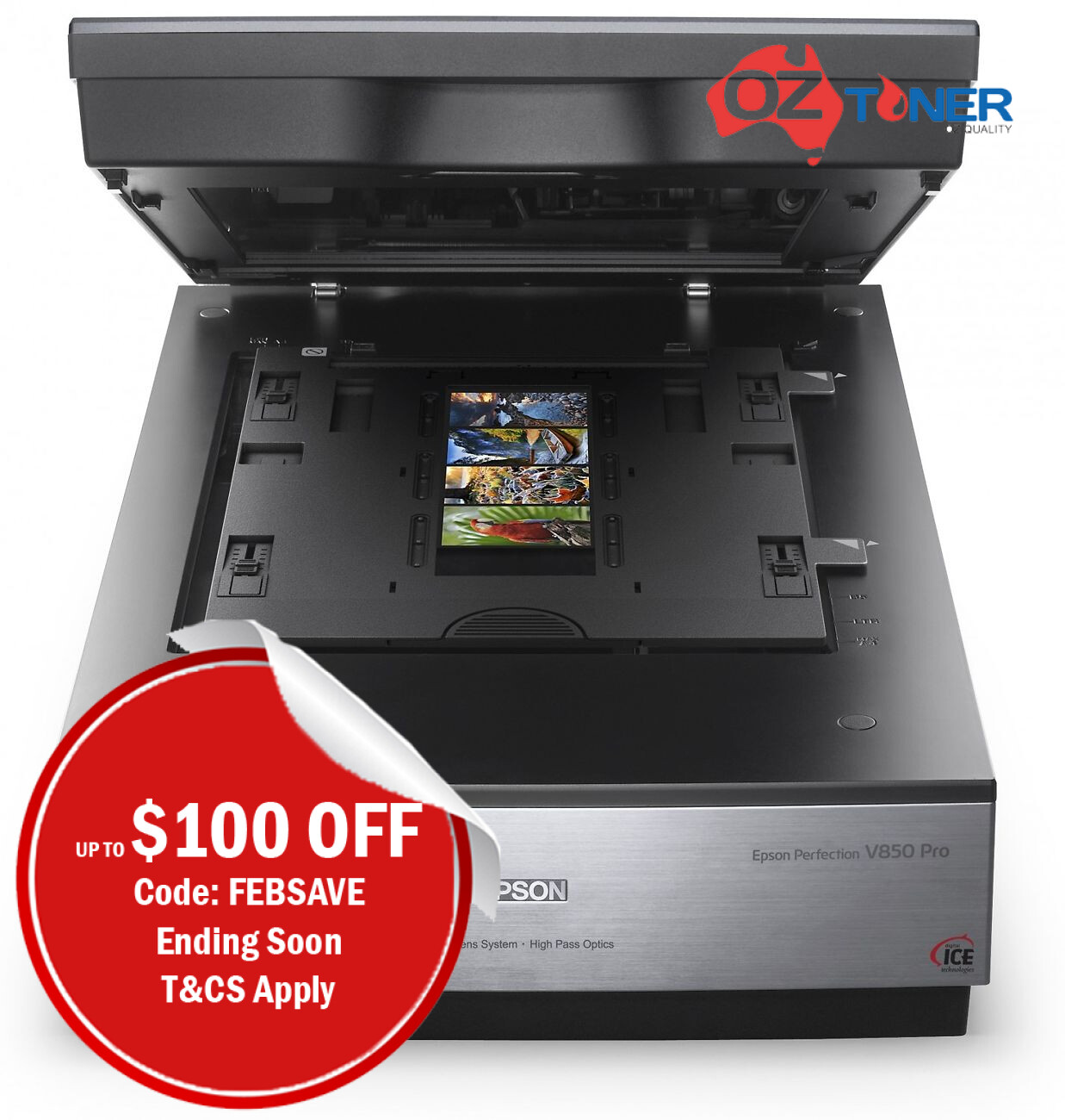 Epson Perfection V850 Pro Flatbed Professional A4 Color Photo Scanner ...