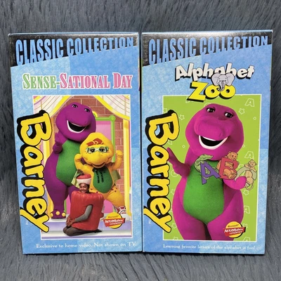 Barney Fun-Tastic Value Pack VHS Set Of 4 Alphabet Zoo
