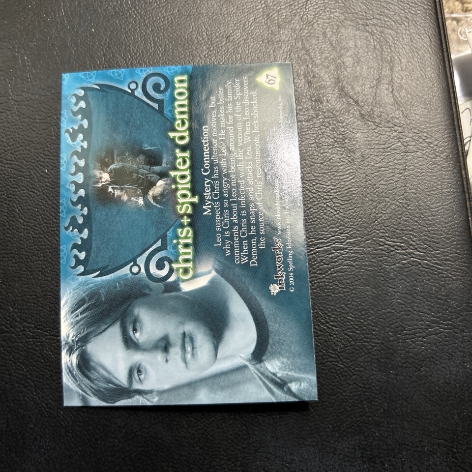 B98c Charmed Connections 2004 #67 Chris Perry Drew Fuller Plus Spider ...