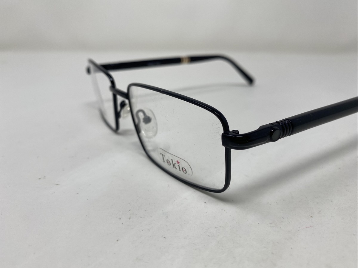 Tokio 1934 BLACK 55-17-140 Full Rim Metal Eyeglasses Frame Tokio 1934 BLACK 55-17-140 Full Rim Metal Eyeglasses Frame