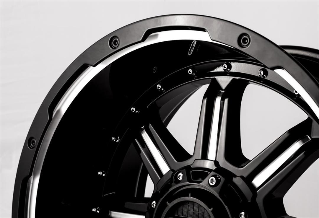 Grid Wheels 20x9 0 6x135/139.7 106.00 GD10 Gloss Black w/ Milled ...